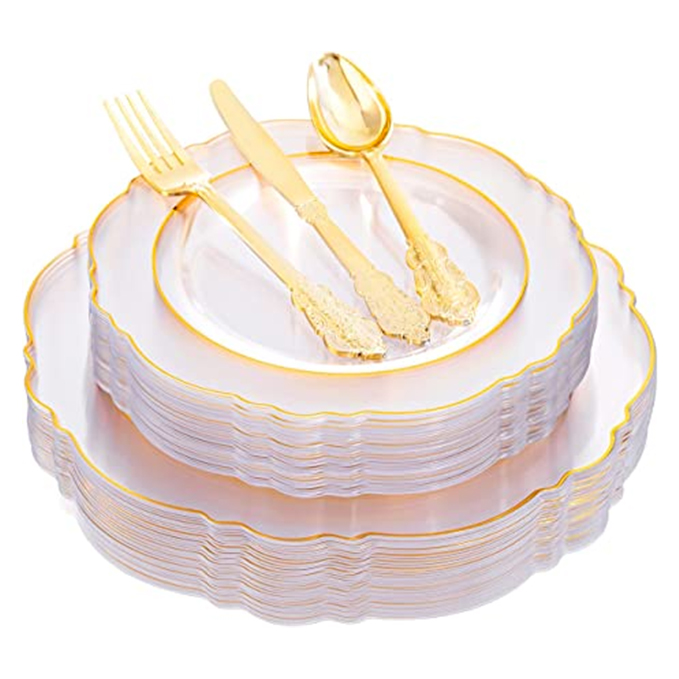 Scalloped Plate – Party Depot